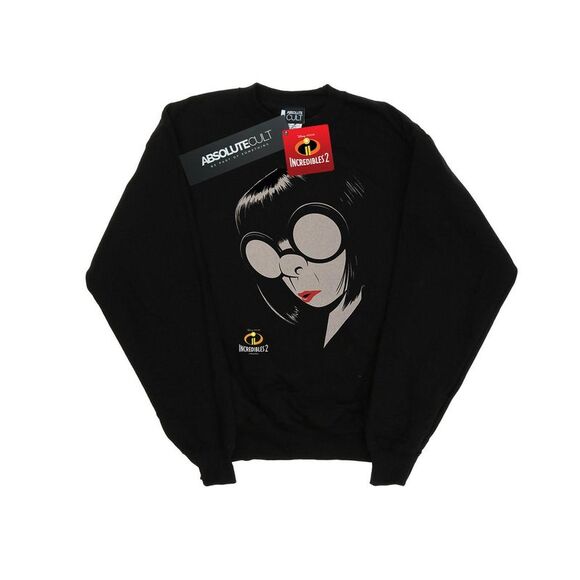 Disney | Sweaters | Disney Mens The Incredibles Edna Sweatshirt Black ...